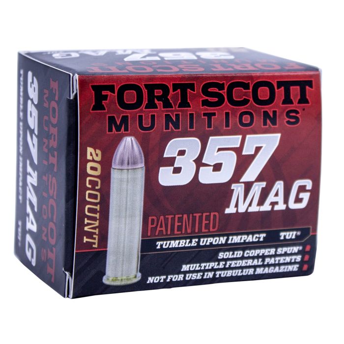 Fort Scott 357 Mag Solid Copper Spun | Ammunition Depot