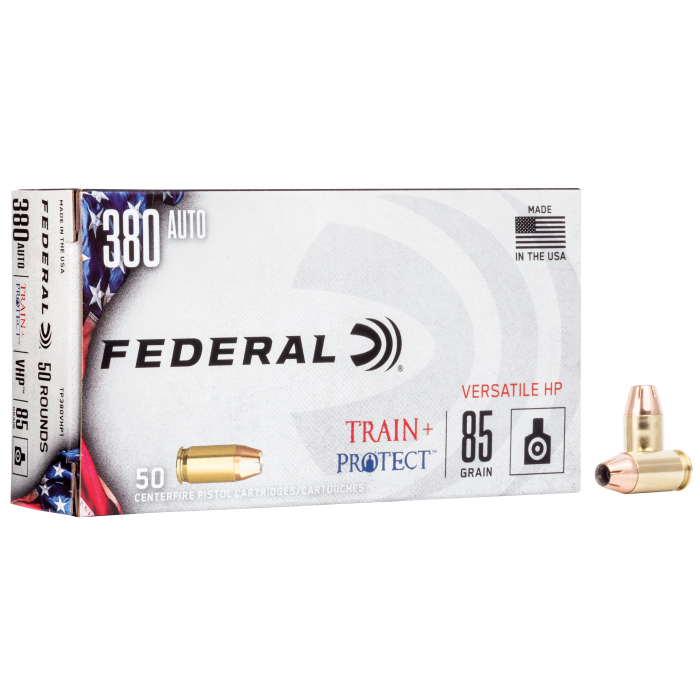 Federal 380 ACP Versatile Hollow Point TP380VHP1 Ammo | Ammunition Depot