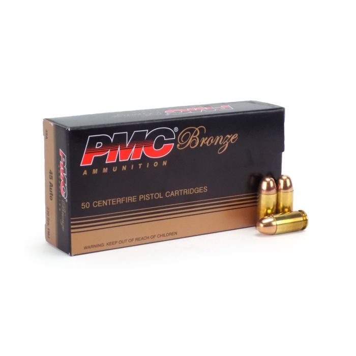 PMC Bronze .45 ACP 230 Grain FMJ | 45 ACP Ammo For Sale - Ammunition Depot