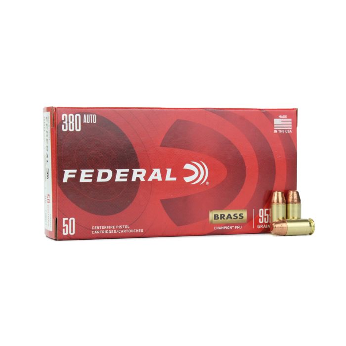 Federal Champion .380 ACP 95 Gr FMJ | Ammunition Depot