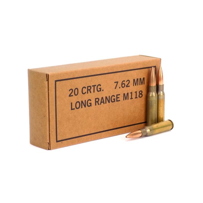 Lake City 7.62x51 M118LR 175 Grain OTM | 308/7.62 Ammo For Sale ...