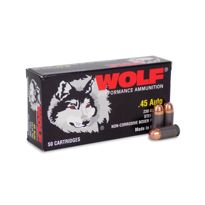 Wolf Performance 45 ACP 230 Grain FMJ | 45 ACP Ammo For Sale ...