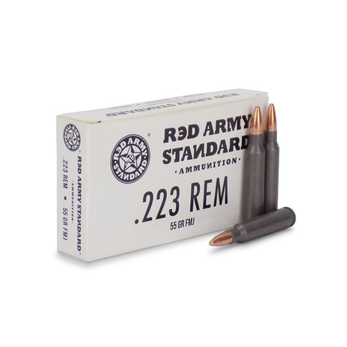 Red Army Standard 223 Remington 55 Grain FMJ | 223/5.56 Ammo For Sale ...