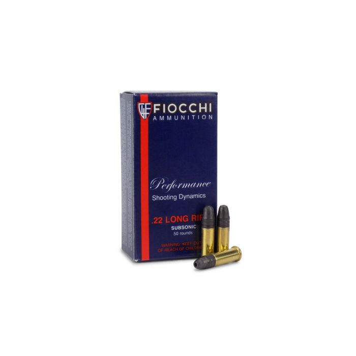 Fiocchi Shooting Dynamics 22 LR 40 Grain Subsonic Lead HP | Ammunition ...