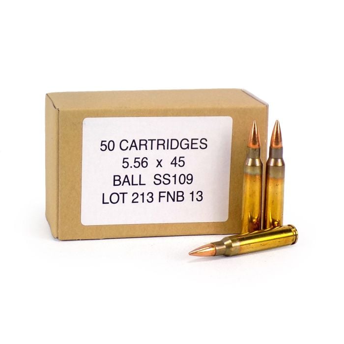 FN Herstal 5.56 M855 62gr Steel Core Penetrator (SS109) | 223/5.56 Ammo ...