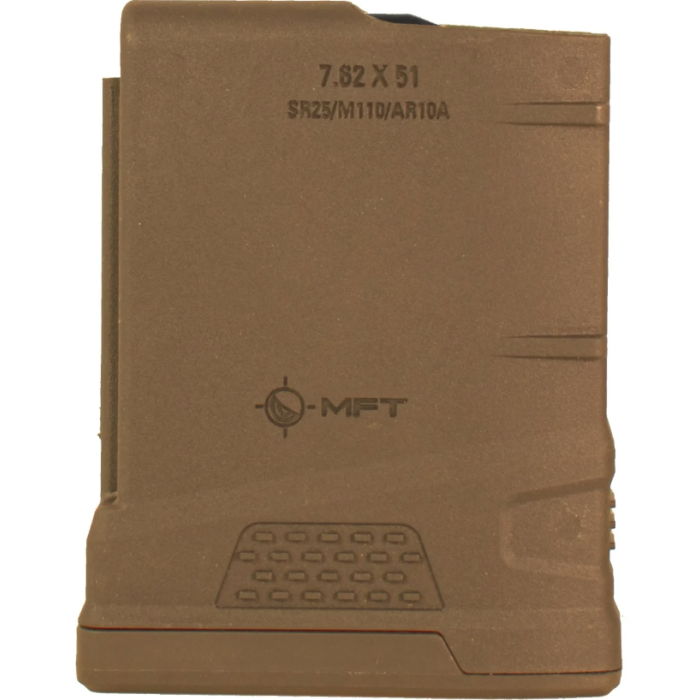 Mission First Tactical AR10 308/7.62x51 Magazine - 10 Round (Polymer, FDE)