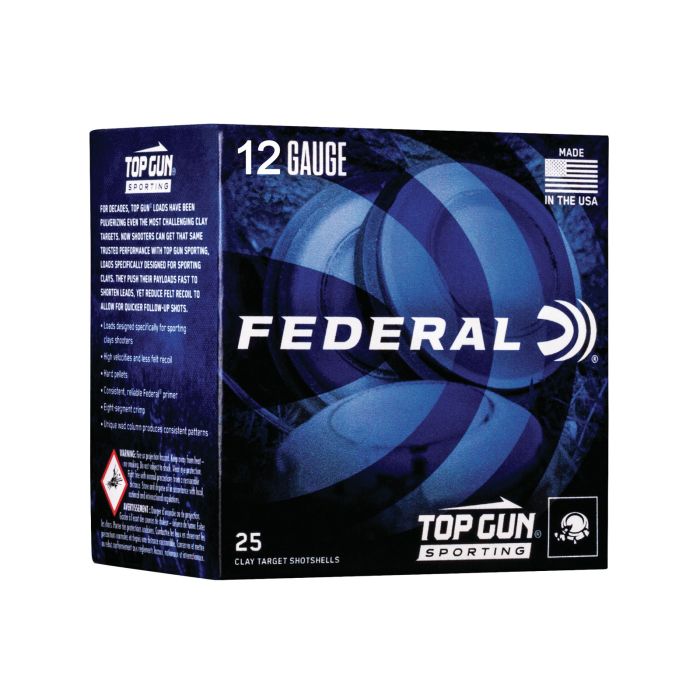 Federal Top Gun Sporting 12 Gauge 1oz 8 Shot Ammo | Ammunition Depot
