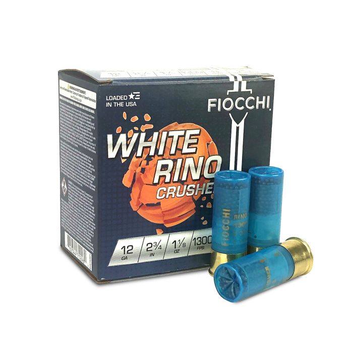 Fiocchi White Rhino Crusher 12 Gauge 8 Shot | Ammunition Depot