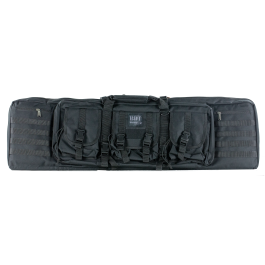 Bulldog Black Nylon Lockable Tactical Rifle Case for 2 Rifles with ...
