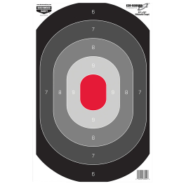 Birchwood Casey 23x35 Bullseye Oval Targets, 100pk | Ammunition Depot