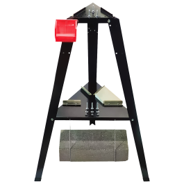 Lee Steel Reloading Stand Black with Storage Bin | Ammunition Depot