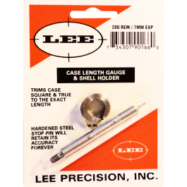 Lee 280 Ackley Case Length Gauge w/Holder | Ammunition Depot