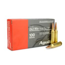 Aguila 243 Win 100 Gr Boat Tail Soft Point | Ammunition Depot