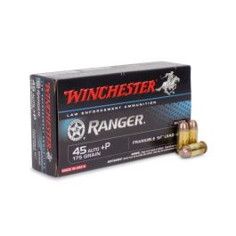 Winchester Ranger 45 ACP 175 Gr +P Frangible SF Lead Free | 45 ACP Ammo ...