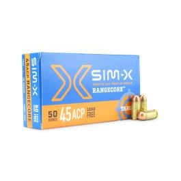 SIM-X Rangecore 45 ACP 78 Gr Lead-Free FMJ PN4580RC | Ammunition Depot