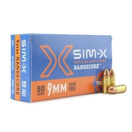 SIM-X Rangecore 9mm 50 Gr Lead-Free FMJ PN0950RC | Ammunition Depot