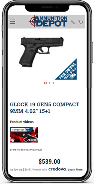 Credova Financing: Buy Now, Pay Later | Ammunition Depot